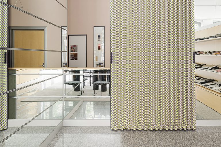 Transform Interiors with Modern Folding Textile Doors