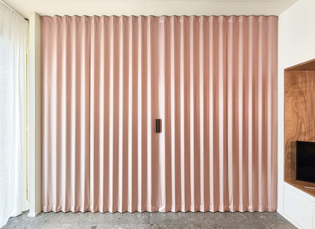 Transform Interiors with Modern Folding Textile Doors